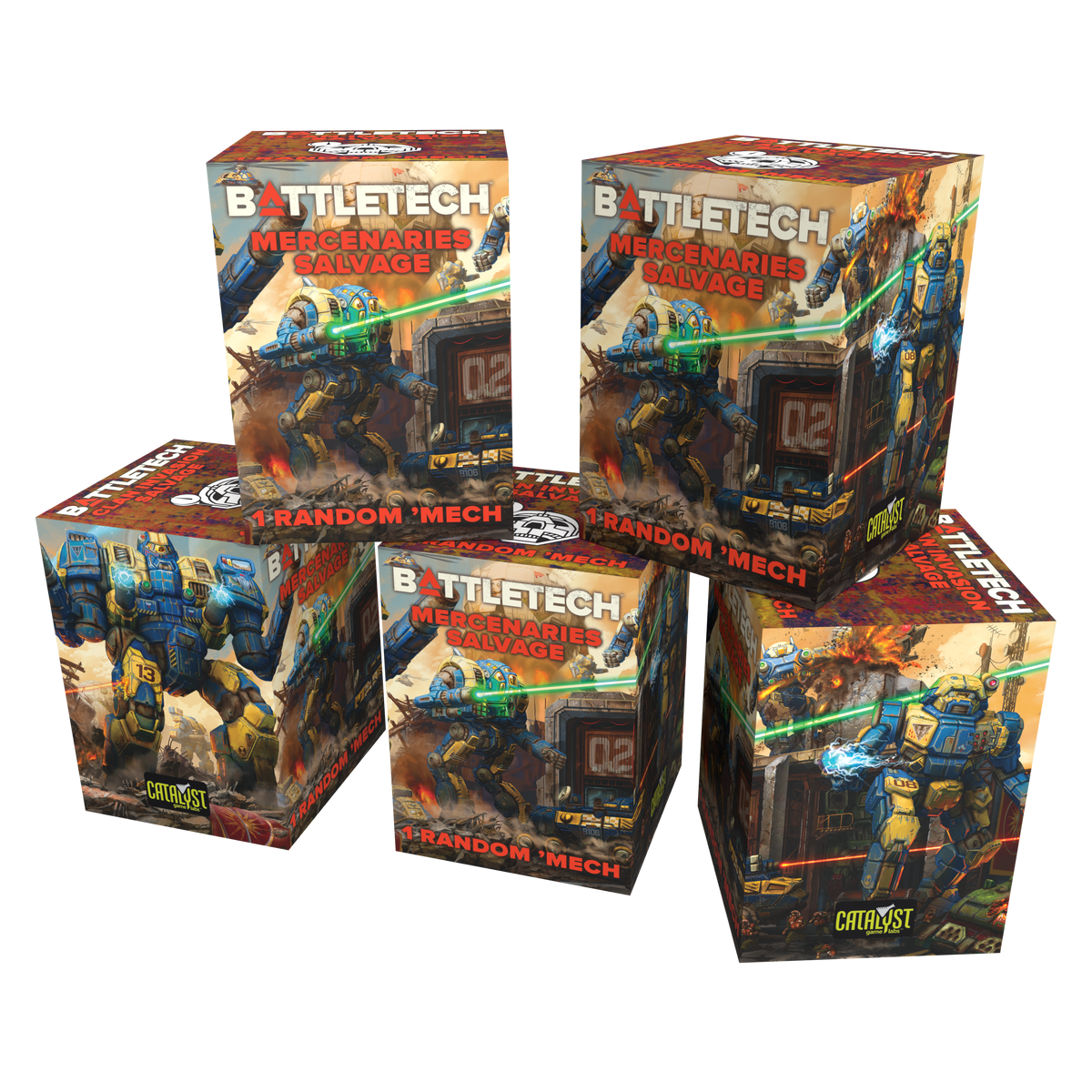 BattleTech: Salvage Box - Mercenaries – Fortress Miniatures and Games