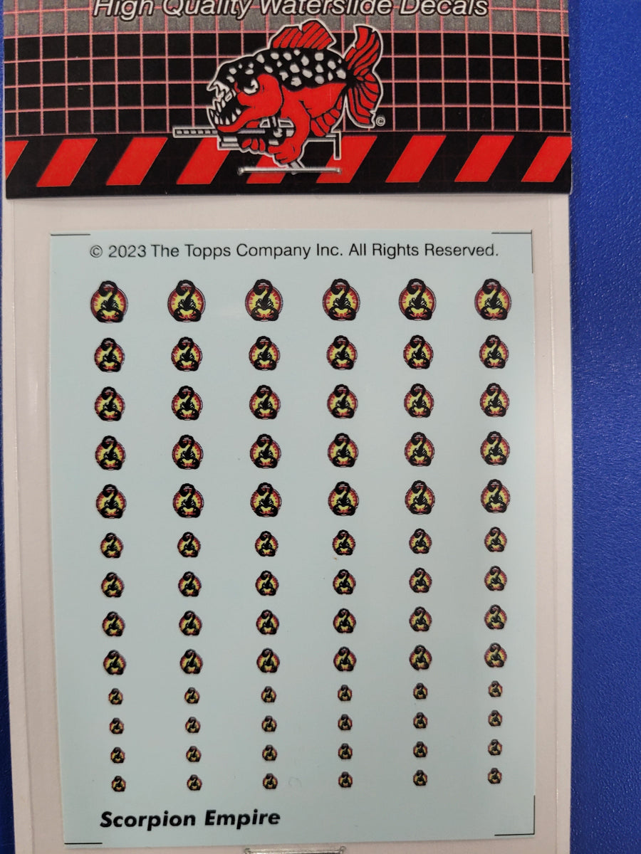 Scorpion Empire Decals – Fortress Miniatures and Games