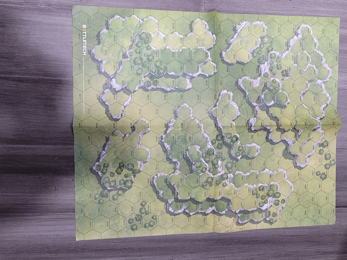 Clan Invasion Box Set map- Rolling Hills #2/Barren Lands #2 – Fortress ...