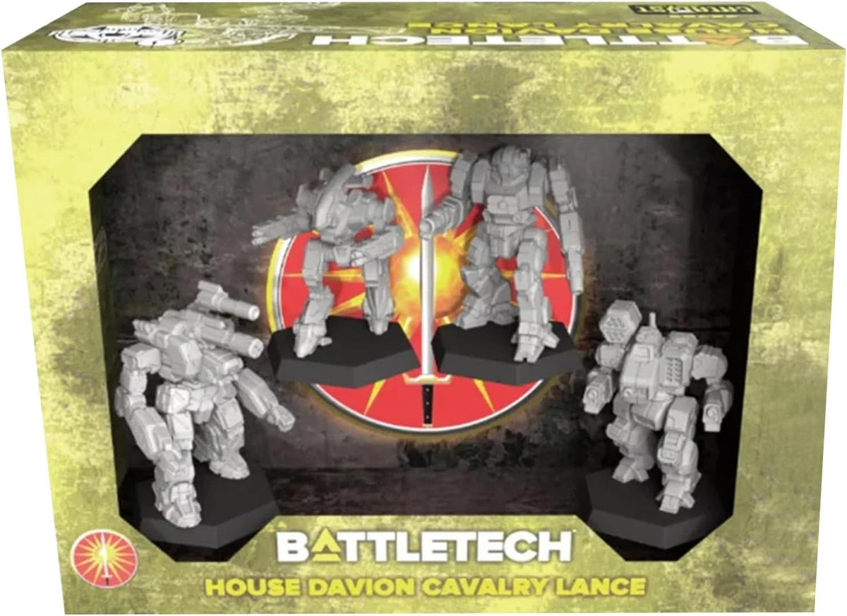 BattleTech: Miniature Force Pack - House Davion Cavalry Lance ...