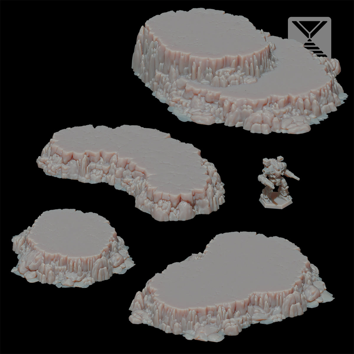 Alpha Terrain- Hills – Fortress Miniatures and Games