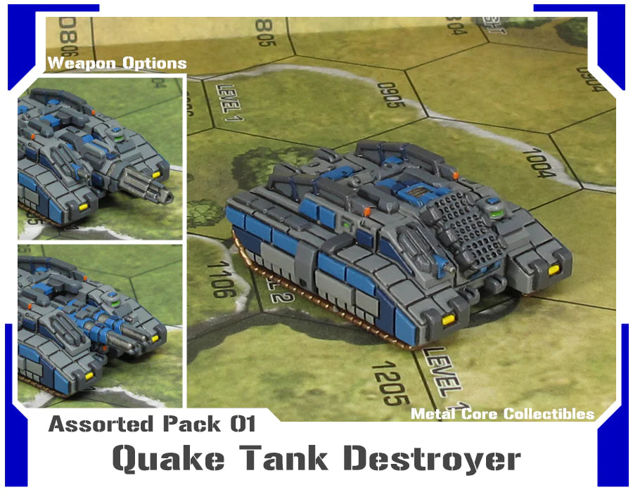 Quake Tank Destroyer- Assorted 01 – Fortress Miniatures and Games