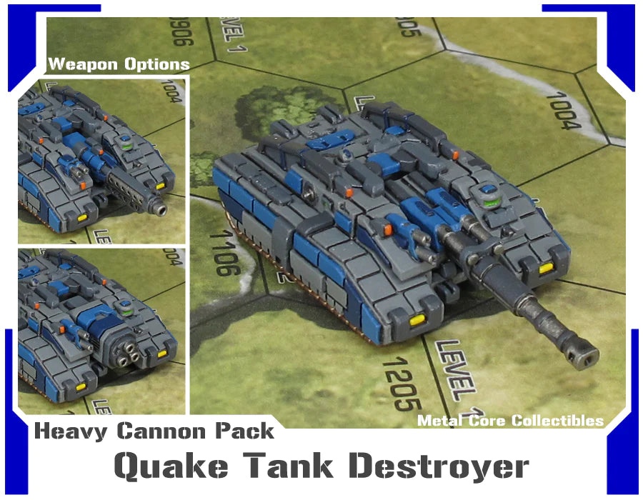 Quake Tank Destroyer- Heavy Cannon – Fortress Miniatures and Games