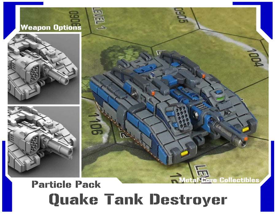 Quake Tank Destroyer- Particle – Fortress Miniatures and Games