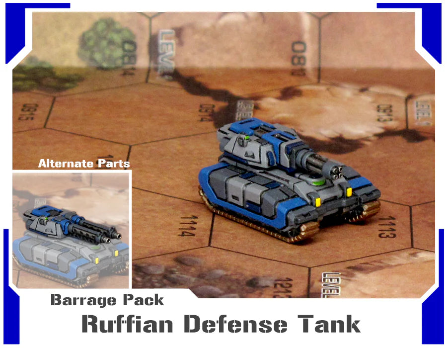 Ruffian Defense Tank- Barrage – Fortress Miniatures and Games
