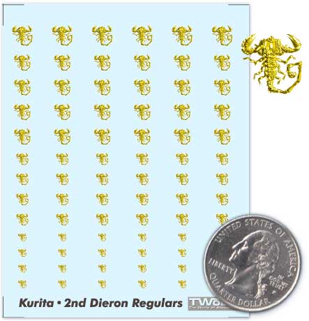 House Kurita - 2nd Dieron Regulars Decals – Fortress Miniatures and Games