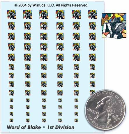 Word of Blake- 1st Division Decals – Fortress Miniatures and Games
