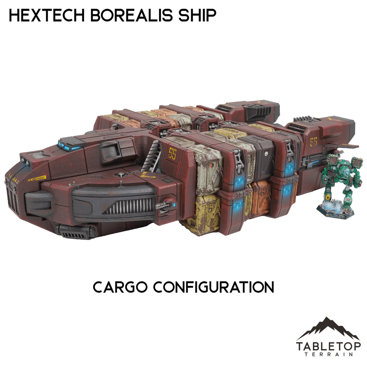 Borealis Dropship- Cargo Configuration – Fortress Miniatures and Games