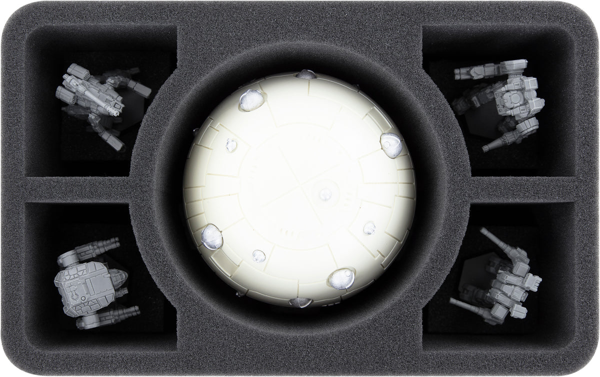 FELDHERR FOAM SET FOR BATTLETECH: FORTRESS-CLASS ASSAULT DROPSHIP + 4 ...