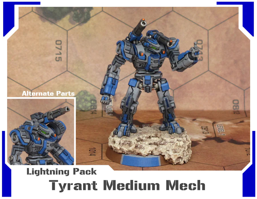 Tyrant Medium Mech- Lightning – Fortress Miniatures and Games