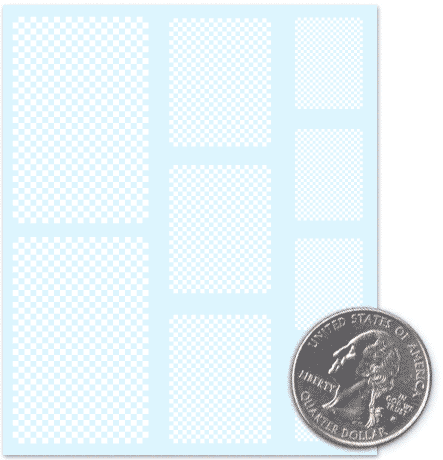 Checkers White & Clear Decals – Fortress Miniatures and Games