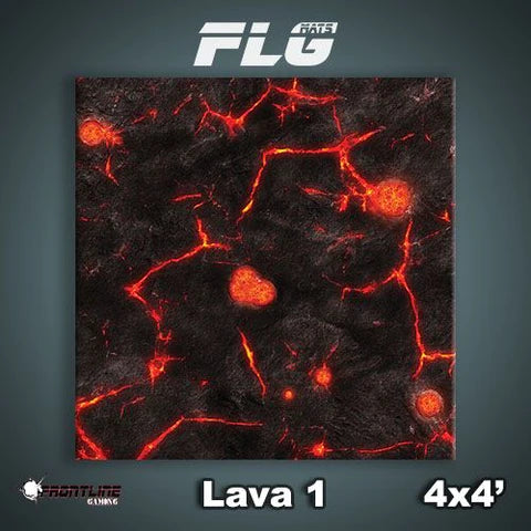FLG Mats: Lava 1 4x4’ – Fortress Miniatures and Games